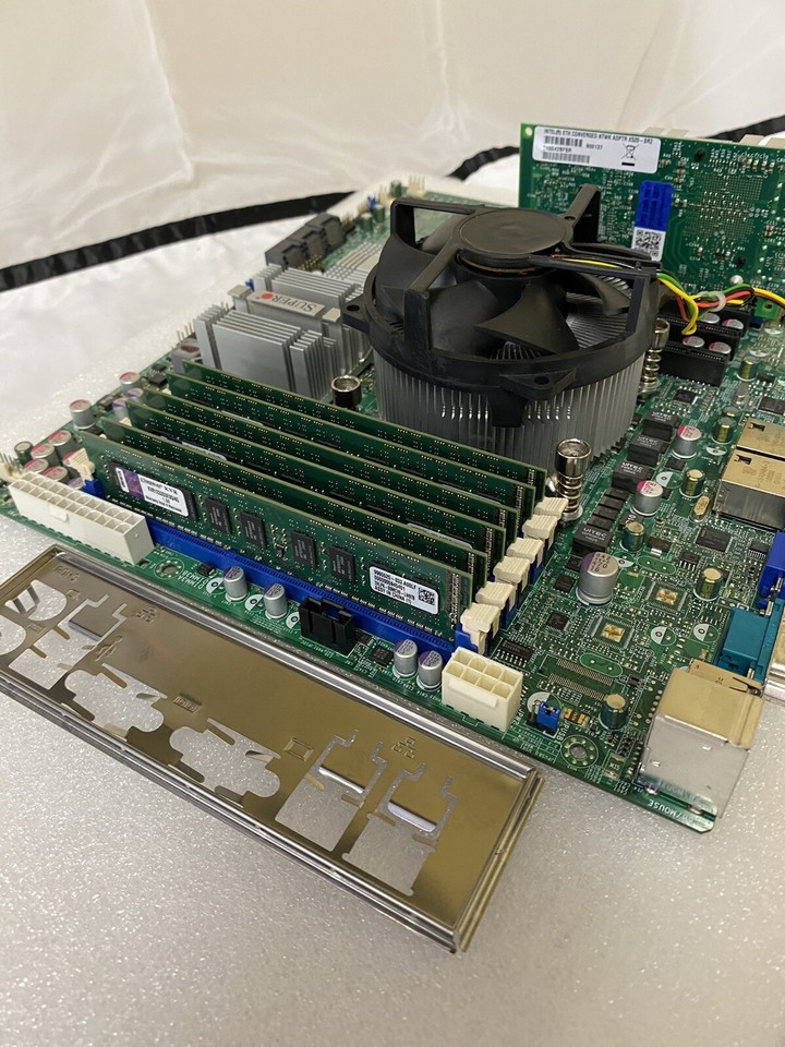 SuperMicro X8STE SERVER ATX MOTHERBOARD W/ Processor, 24gb Ram, Intel ...