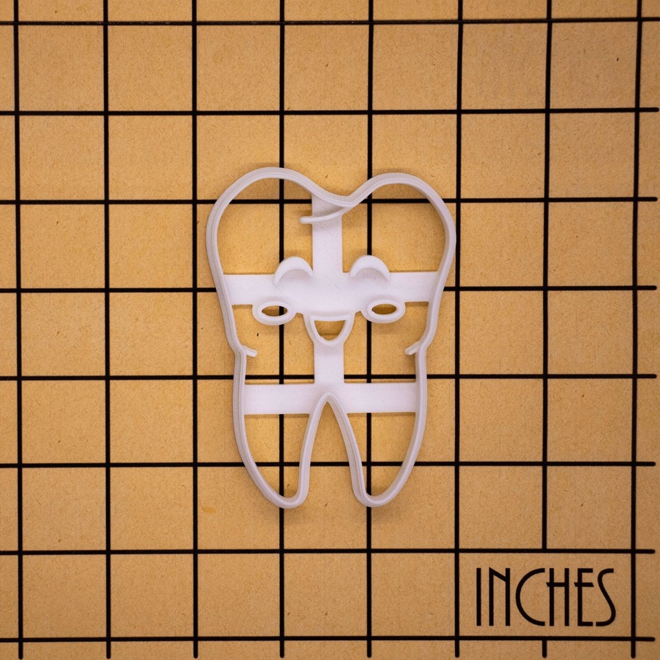 Happy Tooth Cookie Cutter - dental hygienist oral health dentist ...