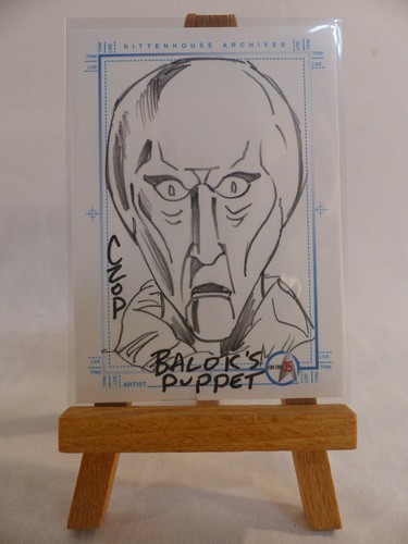 Star Trek 35th Anniversary TOS SketchaFEX Card Balok's Puppet John Czop ...