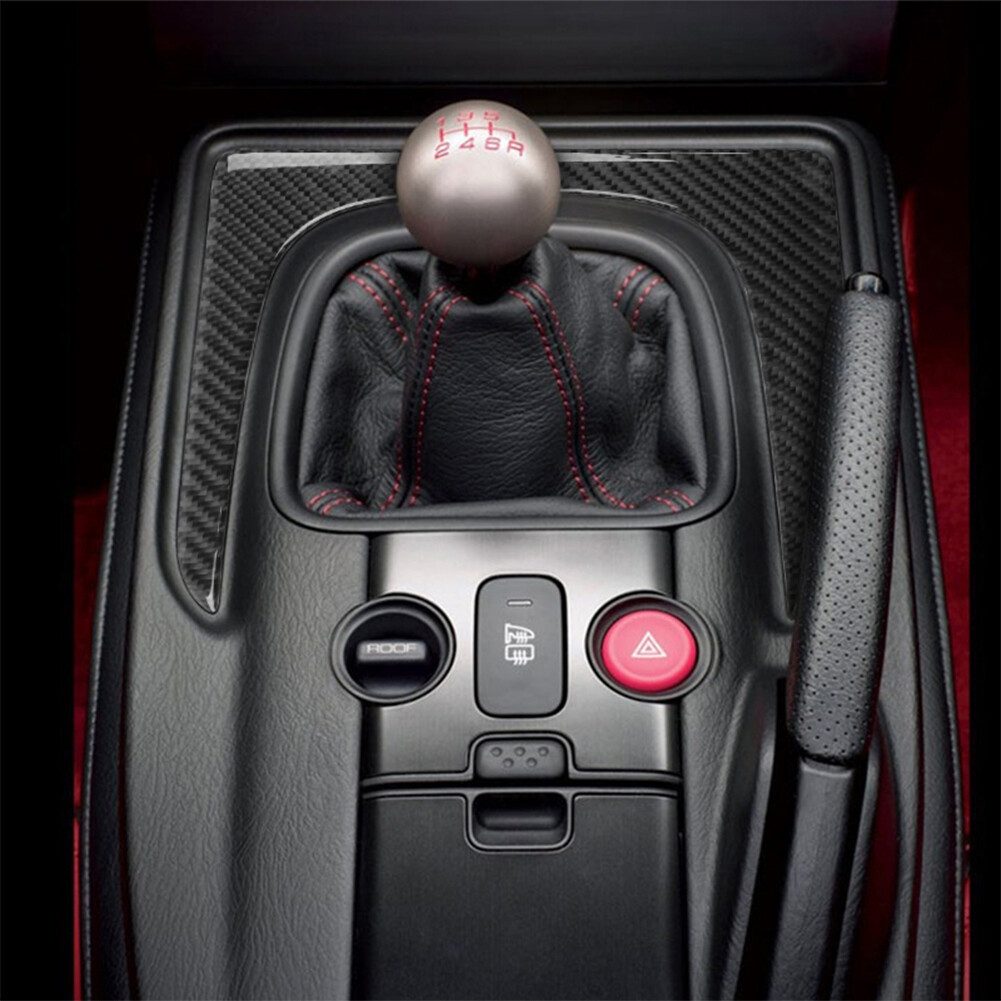 Carbon Fiber Interior Gear Shift Surround Cover Trim For 2004-2009 ...