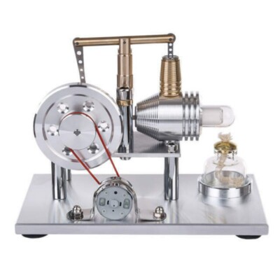 With LED Light Balanced Stirling Engine Generator Educational Generator ...