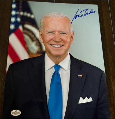 President Joe Biden AUTOGRAPH 8x10 Photo w/ COA CERTIFIED Authentic ...