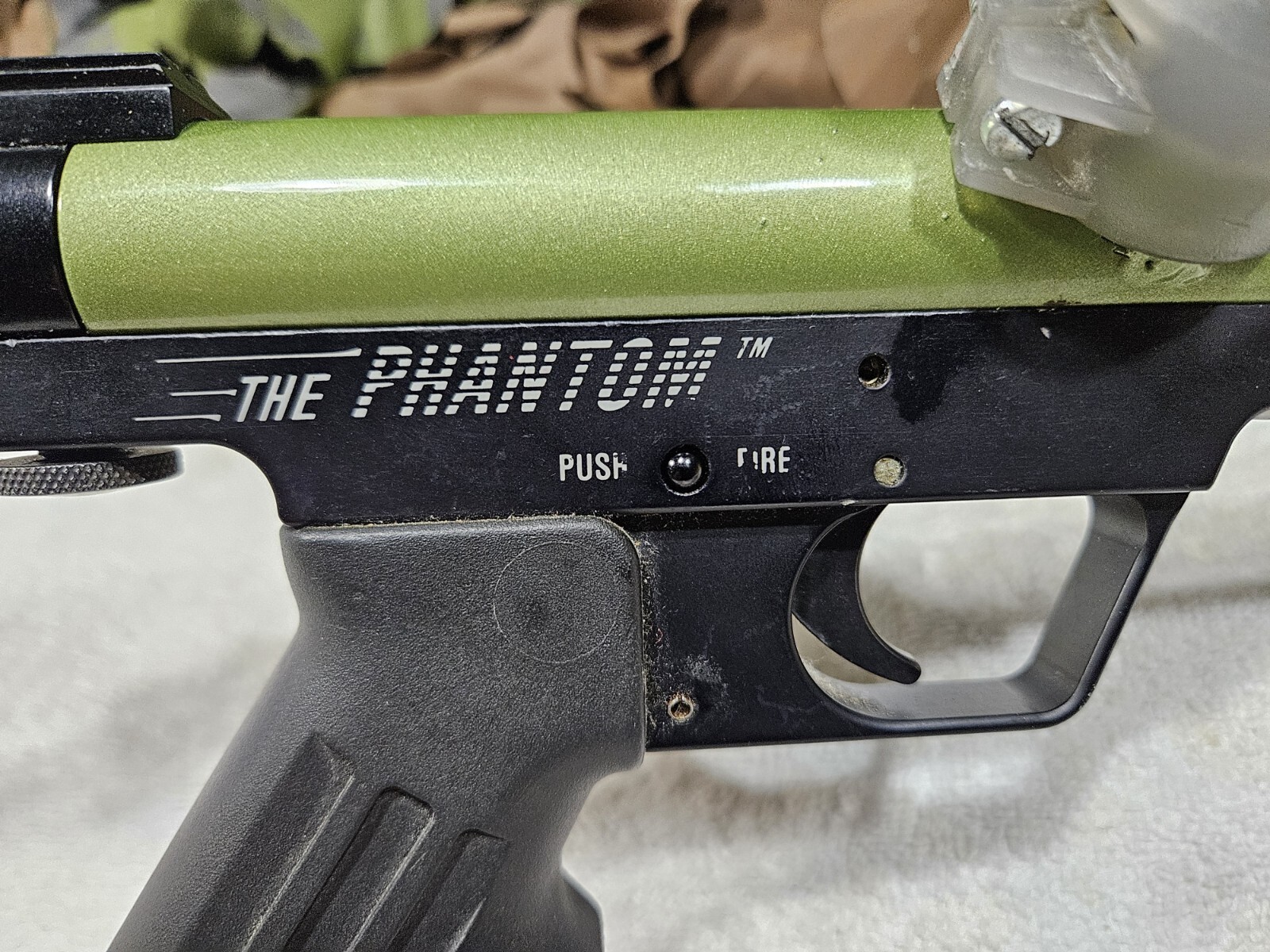 VINTAGE CCI Phantom Pump Paintball Pistol Gun with 16 Inch Barrel Stock ...