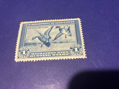 US RW1 $1 Federal Duck Stamp Mint VF well centered** | eBay