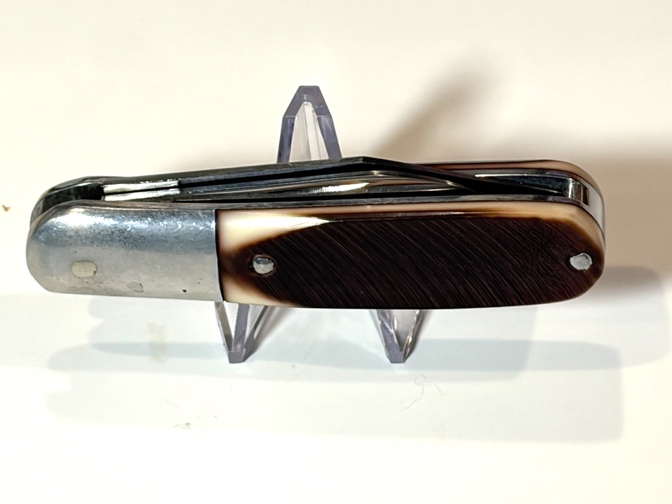 Vintage Queen #22 USA Two SS Blade Barlow Very Good Condition Aluminum ...