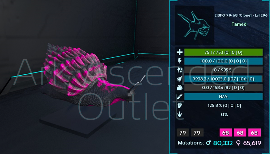 Ark Survival Ascended-ASA-PVE-Achatina-Snail-NEW-Dino-PC/PS5/XBOX ...