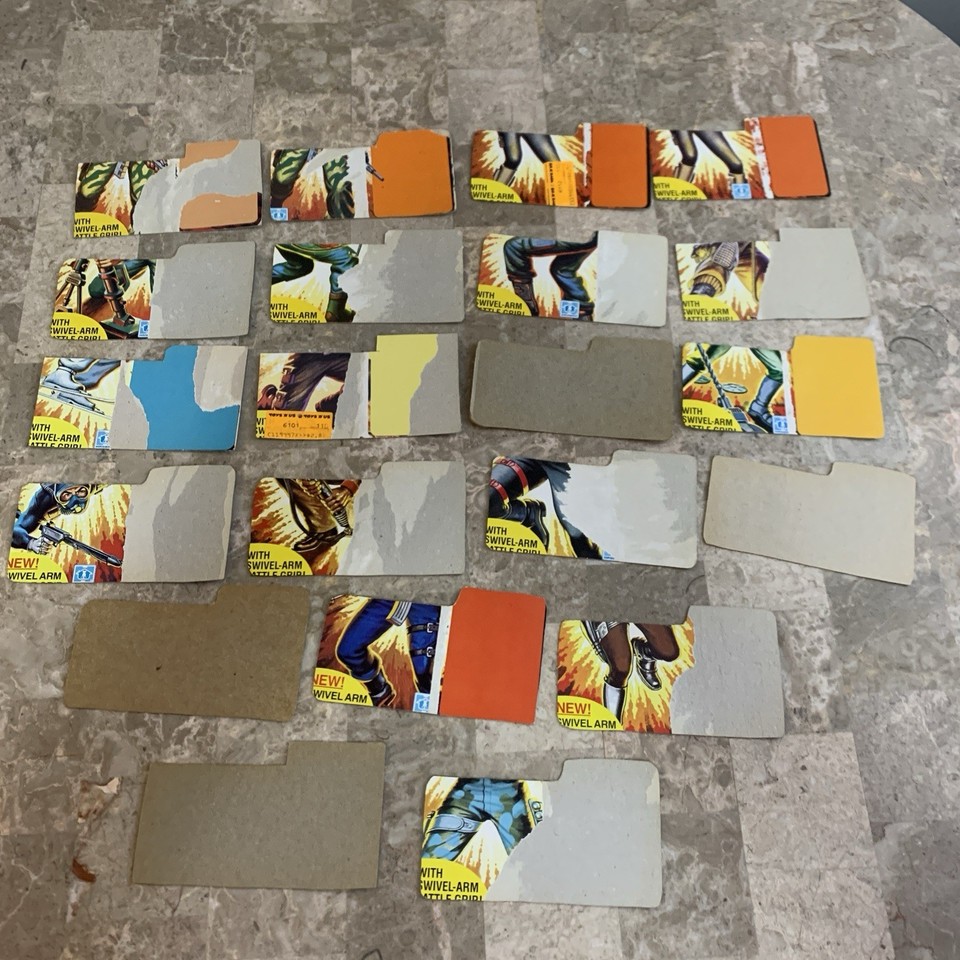 Vintage GI Joe File Card Lot 21 Cards 1982 1983 Set Hasbro Ranger ...