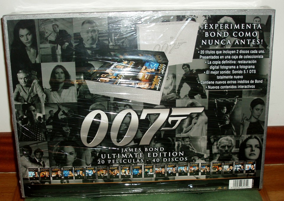 James Bond 007 Collector's Edition 20 Movies 40 DVD New Spanish R2 | eBay