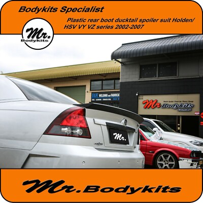 Plastic Rear Boot Ducktail Spoiler For Holden VY VZ Commodore/Calais ...