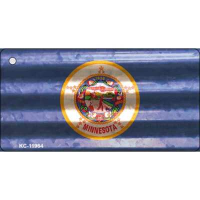 Minnesota Corrugated Flag Novelty Key Chain KC-11964 | eBay