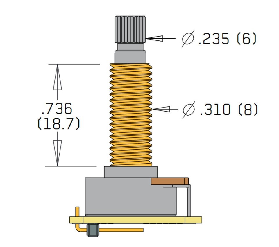 EMG ZW SET ZAKK WYLDE 81 + 85 BLACK HUMBUCKER SET LONG SHAFT POTS ...