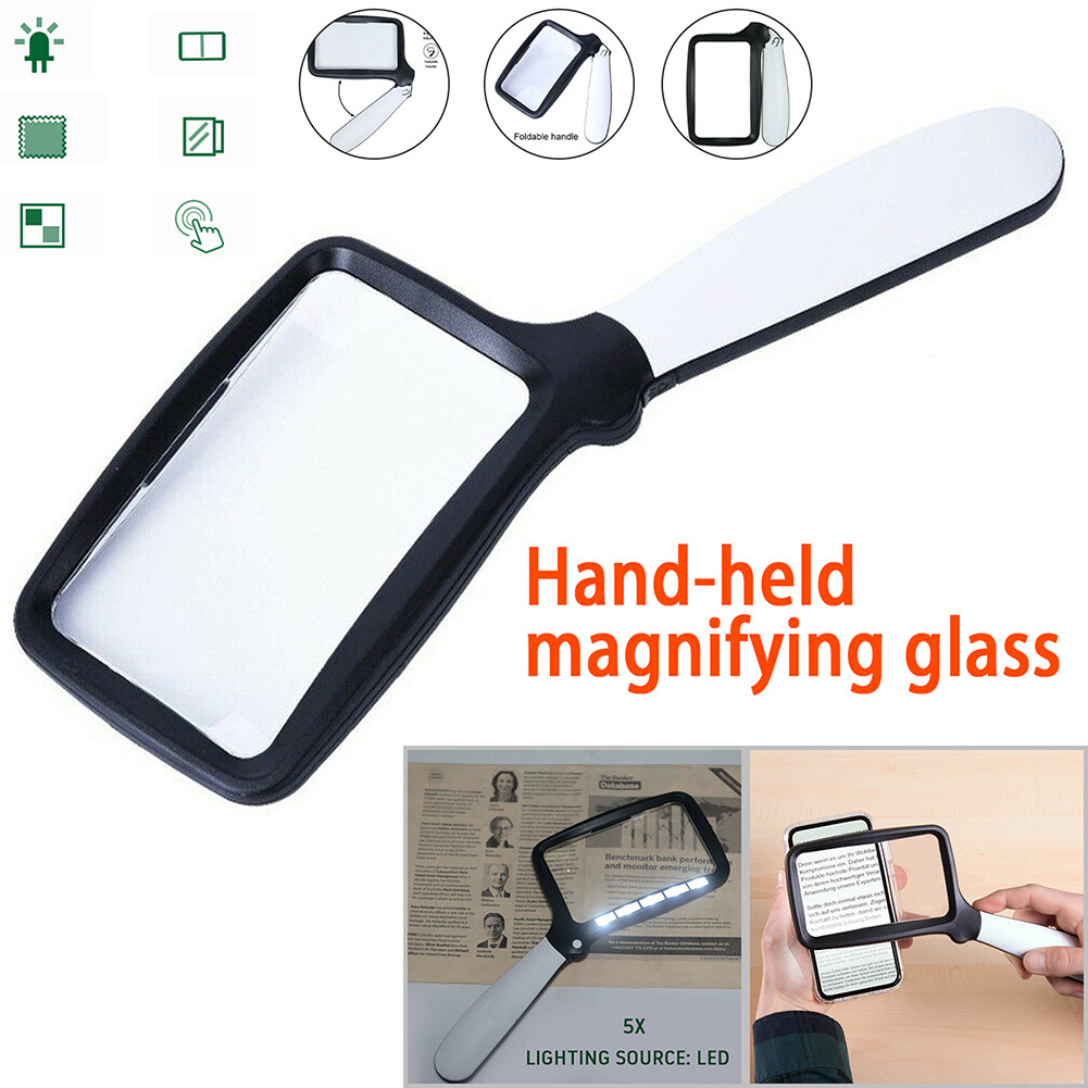 Handheld Lighted Magnifiers Reading