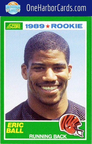 1989 Score Cincinnati Bengals Football Card #264 Eric Ball | eBay