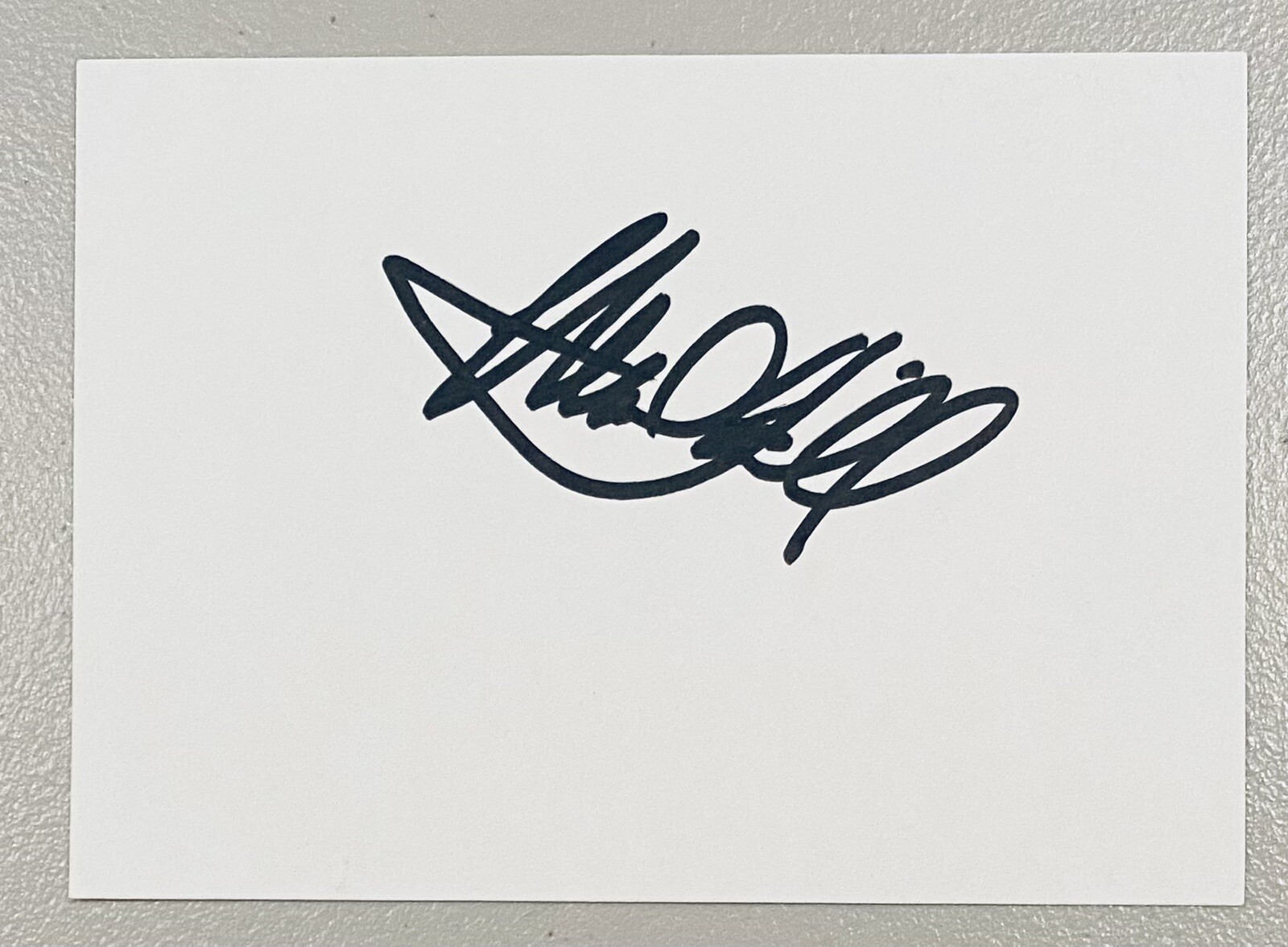 Mark Hamill Signed Autographed 4x6 Card Full JSA Letter Star Wars Luke ...