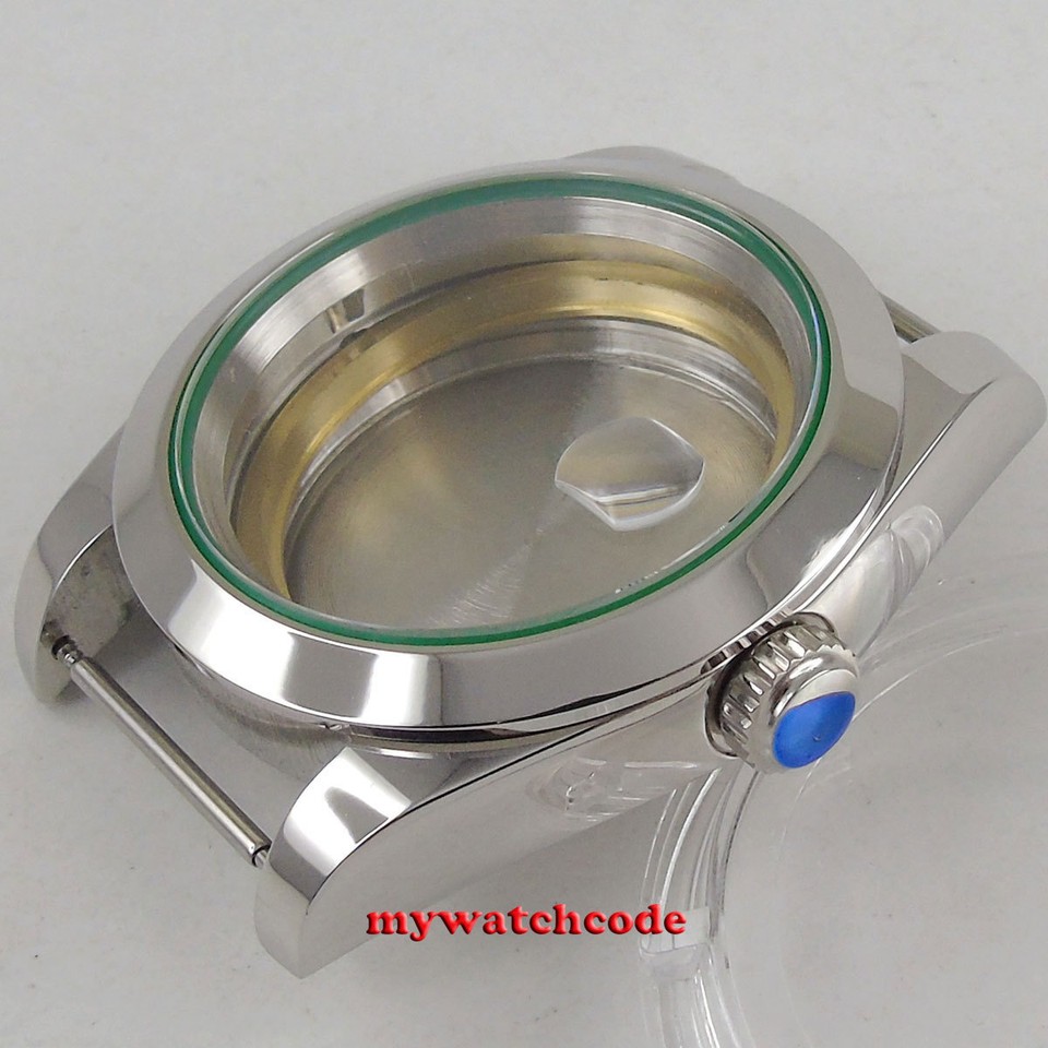 40mm Sapphire Glass Automatic Watch Case Fit ETA 2836 2824 8215 NH34 ...