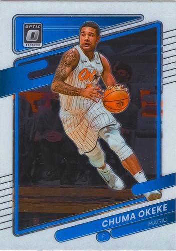 Chuma Okeke 2021-22 Panini Optic Basketball Chrome Base Card #81 ...