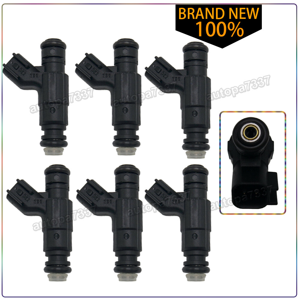 FOR 2007 CADILLAC CTS 2.8L V6 22LB SET (6) OEM BOSCH FUEL INJECTORS ...