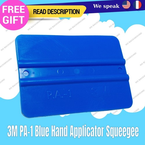 3M Hand Applicator Squeegee PA1-B Blue Stickers Decals Tinted Windows ...