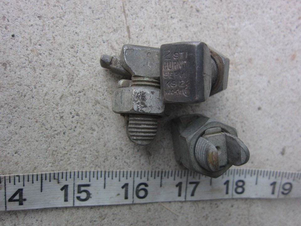 Burndy KS-23 #14 - #2 Split-Bolt Connector, Used | eBay
