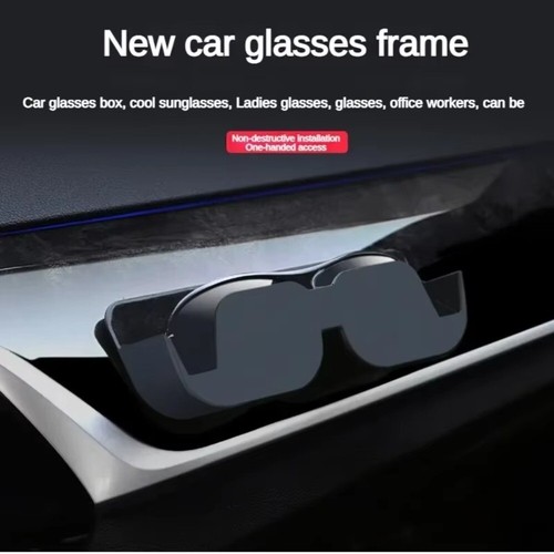 Storage Card Adhesive Glasses Case Non-destructive Installation Car ...