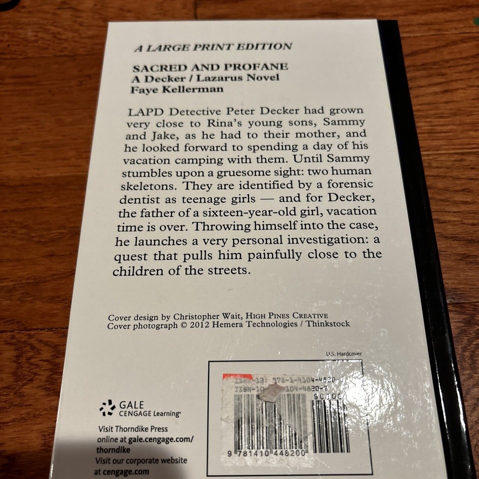 Peter Decker and Rina Lazarus Novel Ser.: Sacred and Profane by Faye ...