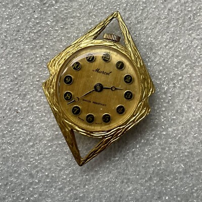 Vintage Marcel Pocket Watch Gold Tone Swiss Made Mechanical Wind Up | eBay