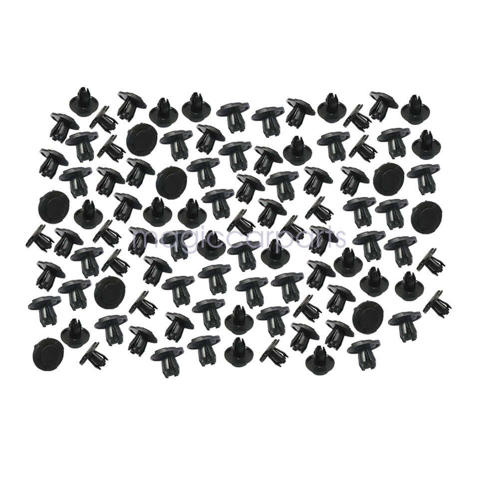100Pcs Fit for Nissan Infiniti Cowl Bumper Fender Liner Push Clips ...