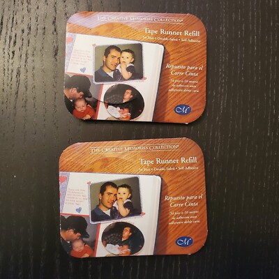 Creative Memories Tape Runner Refill NIB 34 Feet Double Sided Adhesive ...