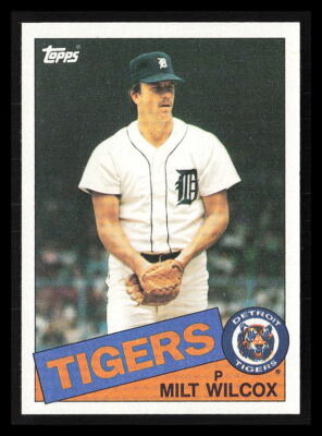 Milt Wilcox 1985 Topps #99 Detroit Tigers | eBay