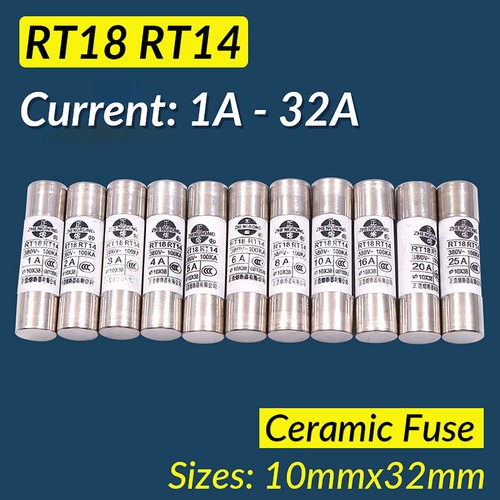 1A-32A Electrical Ceramic Fuse Domestic Electric Fuses Plug Household ...