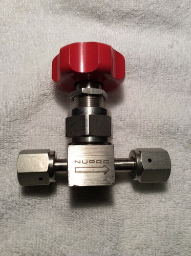 Nupro SS-4D4S V51 Gas Shut-Off Valve, Stainless Steel | eBay
