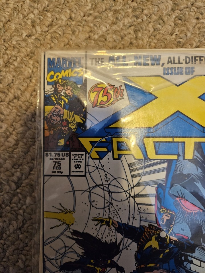 X-Factor #75 Comic Book 1992 NM- Peter David Larry Stroman Marvel ...