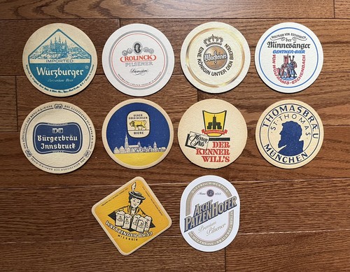Vintage German Beer Coaster Beer Mats - Lot of 10 | eBay