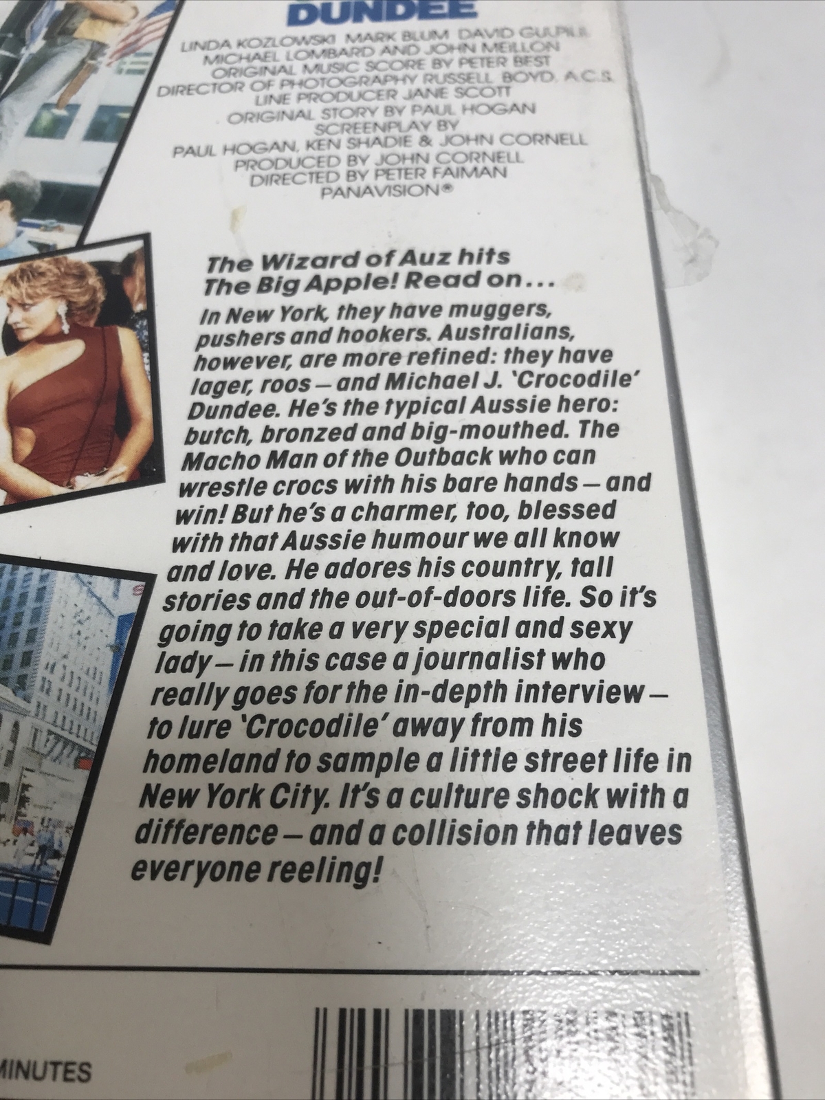 VHS Movie | Crocodile Dundee (1986) | Paul Hogan; Linda Kozlowski; John ...