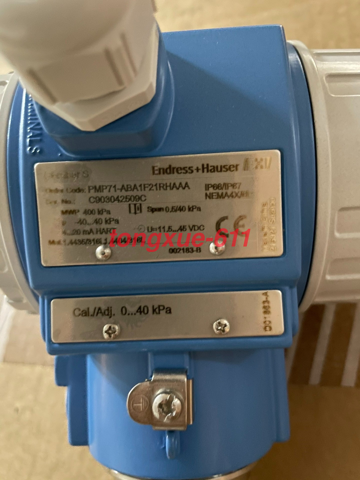 PMP71-ABA1F21RHAAA Endress+Hauser New No Box Transmitter Via FedEx or ...