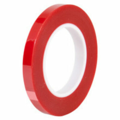 (2) 3/8" HIGH TACK RED POLYESTER SILICONE POWDER COATING PLATING ...