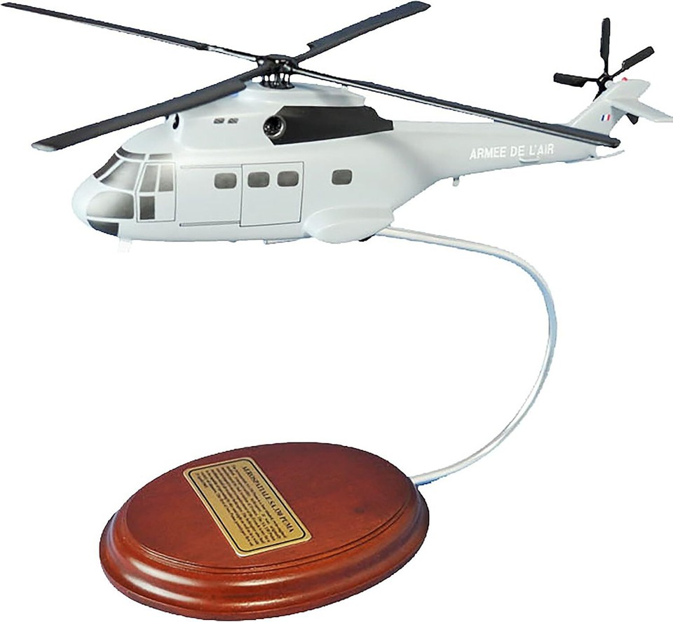 French Air Force Aerospatiale SA 330 Puma Desk Display Helicopter 1/59 ...