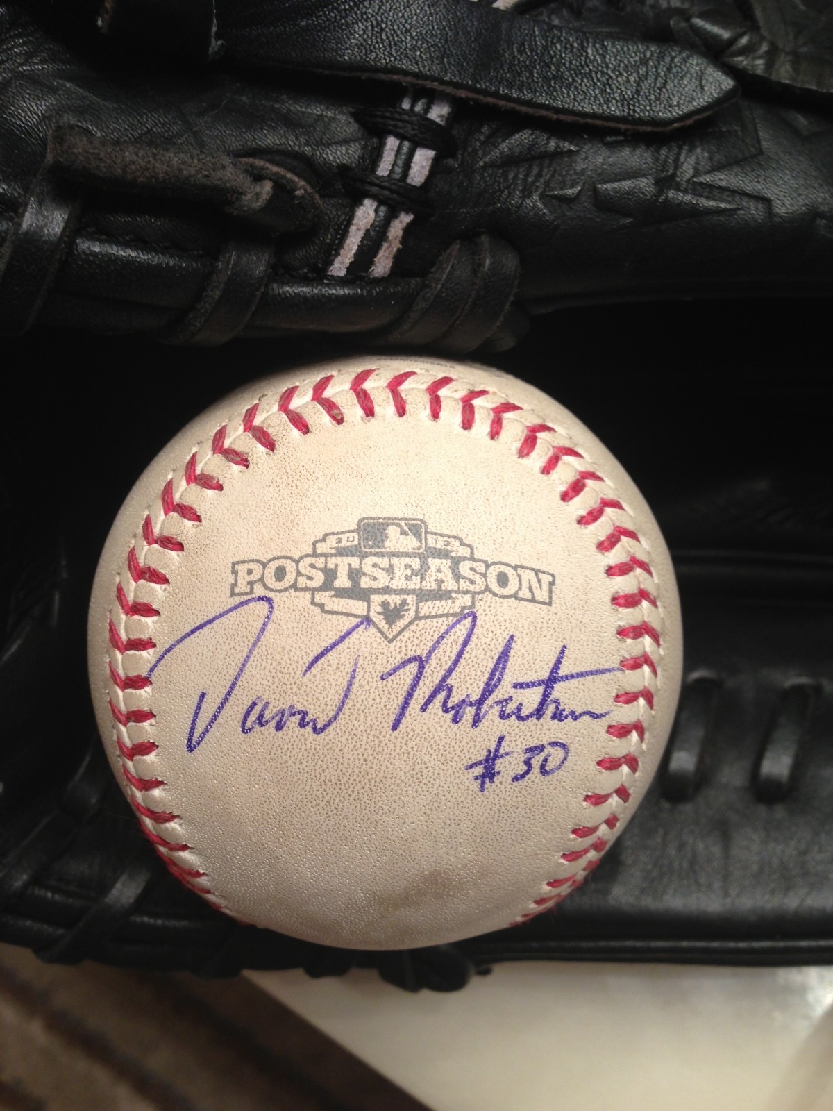 David Robertson Autographed/Signed Official Major League baseball JSA ...