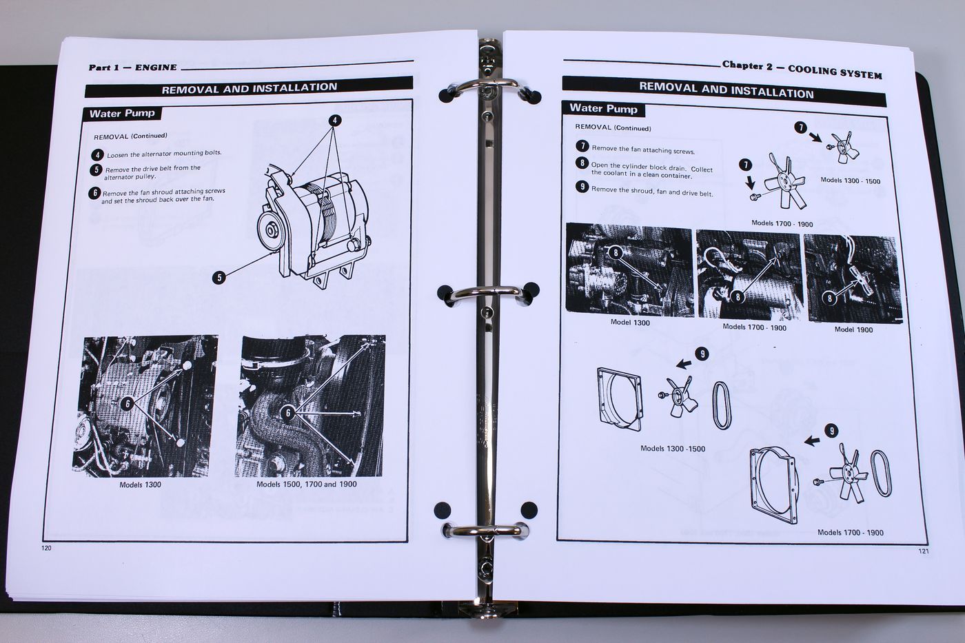 Ford 1500 Tractor Service Parts Operators Manual Shop Book Overhaul ...