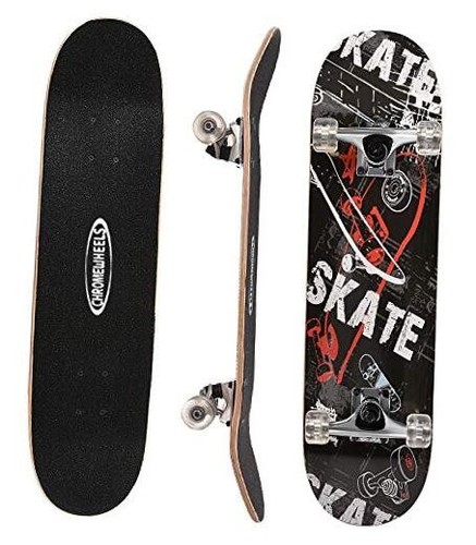 31 inch Skateboard Double Kick Skate Board Cruiser Longboard 8 Layer ...