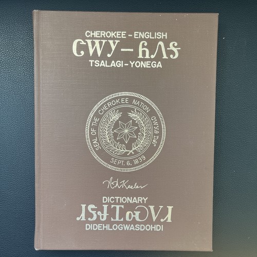 Cherokee-English Dictionary Native American Indian Language Study HB ...