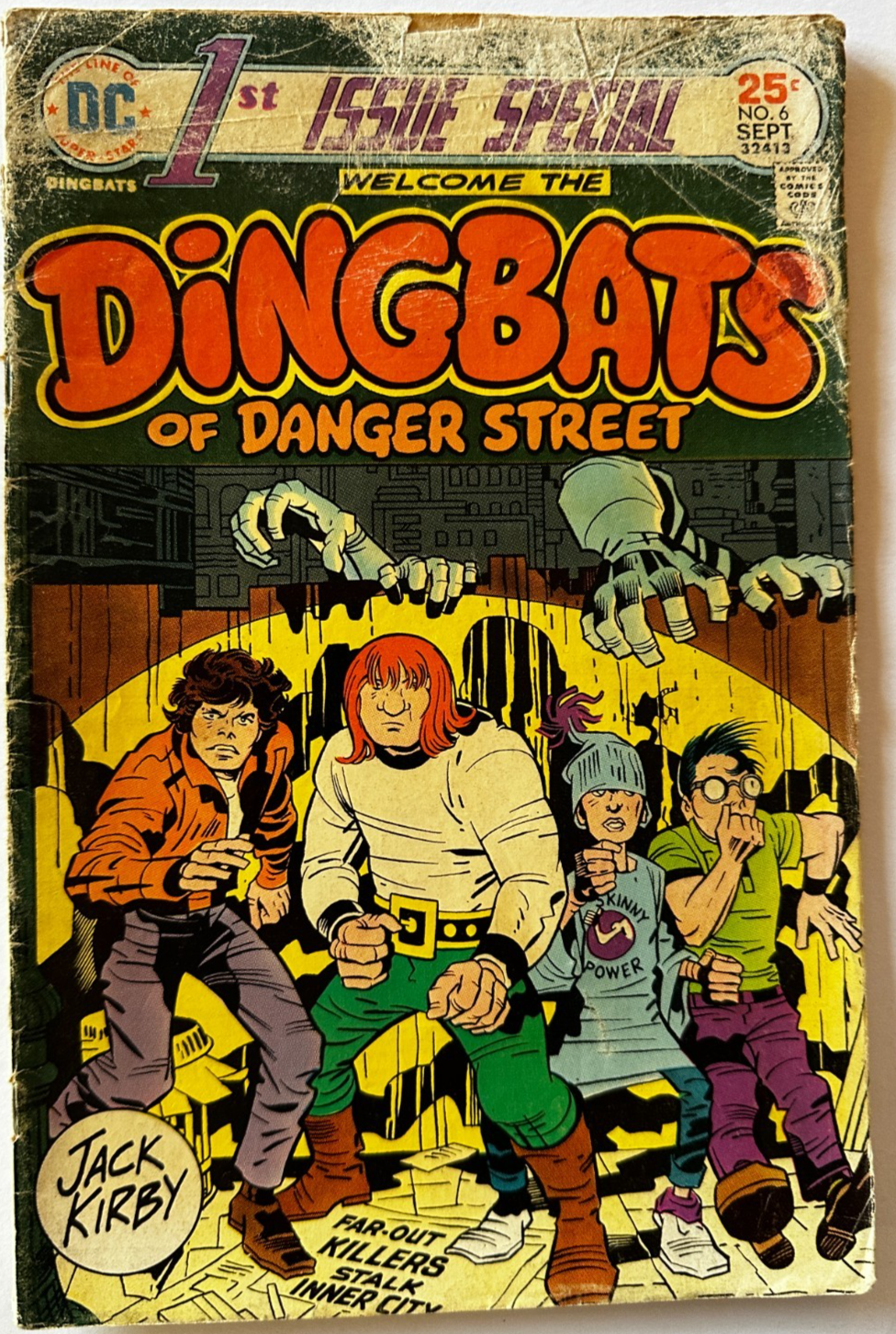 DINGBATS OF DANGER STREET - Comic Book #6. DC Comics Sept 1976 No.6. G ...