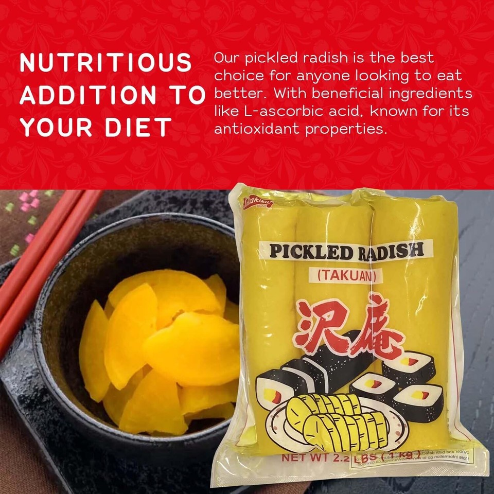 Shirakiku Pickled Radish Takuwan | Japanese Pickle with Sulfites ...