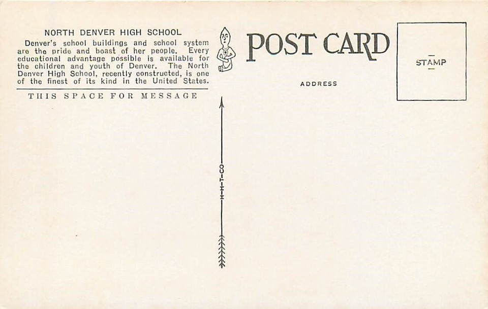 Denver, Colorado, North Denver High School, Exterior, HHT Co. No. 7459 ...
