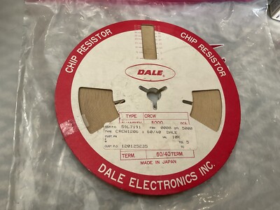 NOS Dale Chip Resistors QTY (5000) 392 Ohm .1/4W 1% 1206 SMD (CRCW1206 ...