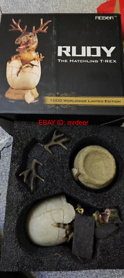 In Stock Rebor The Hatchling T-Rex Rudy Statue Dinosaur Animal Model ...