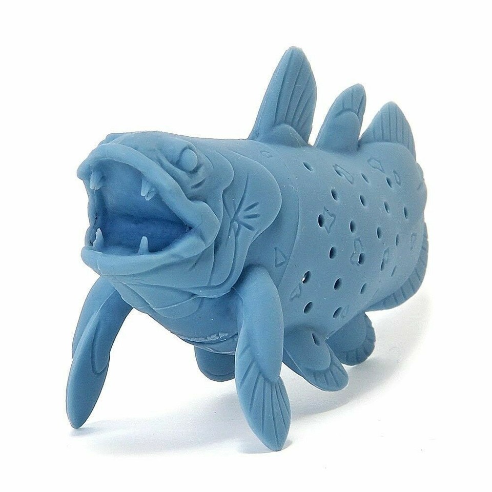 COLORATA Silicon Animal Tea Infuser Strainer Coelacanth 4 x 11.2 x 5.7 ...