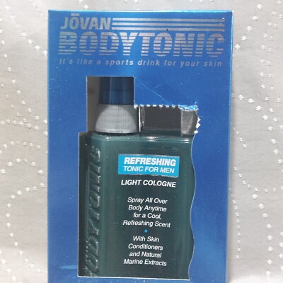 Jovan Body Tonic Refreshing Light Men's Cologne Spray 3.4 Oz | eBay