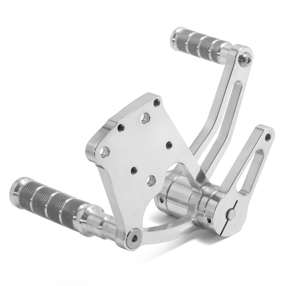 3" Polished Forward Controls for Harley Softail Deluxe FLSTN 05-17 ...