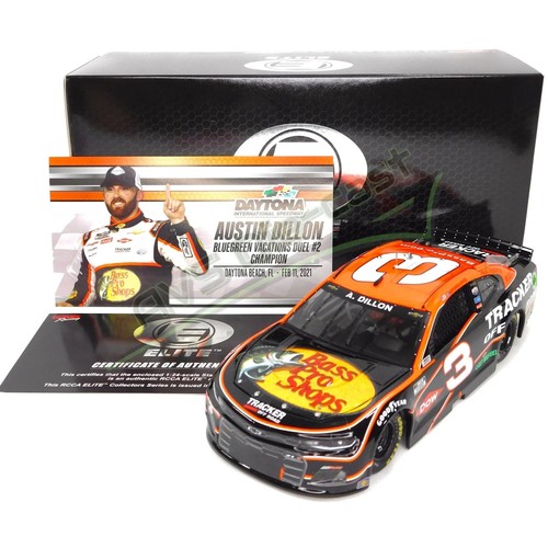 Austin Dillon 2021 Bass Pro Shops Daytona Duel 2 Win Elite 1:24 Nascar ...